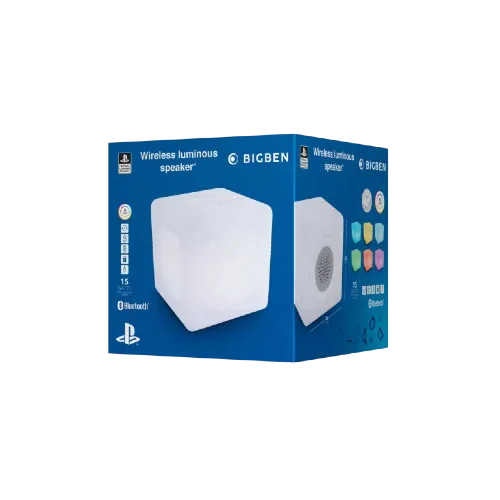 Bigben Wireless Luminous PlayStation Cube PS200 - White