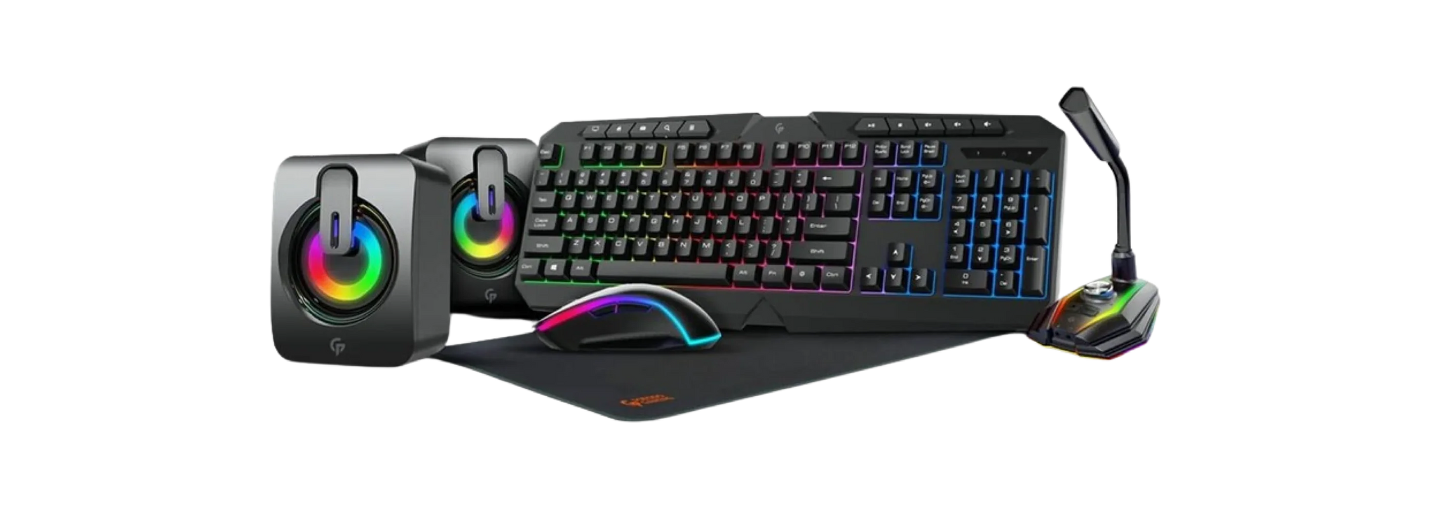 Porodo 5 in 1 Ultimate Gaming Kit - Black - XPRS