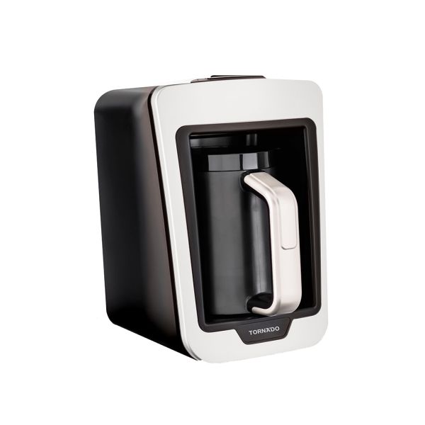 TORNADO Automatic Turkish Coffee Maker 330ml White x Black TCME-100 W